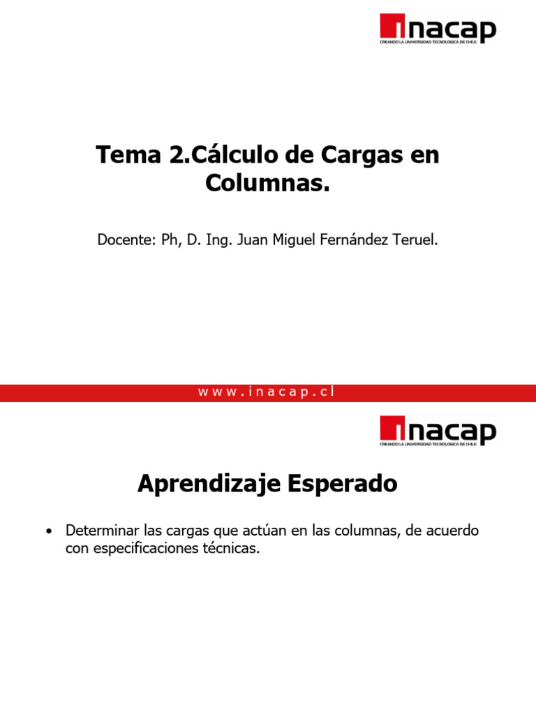 Cálculo de Cargas en Columnas | PDF | Viga (Estructura) | Columna
