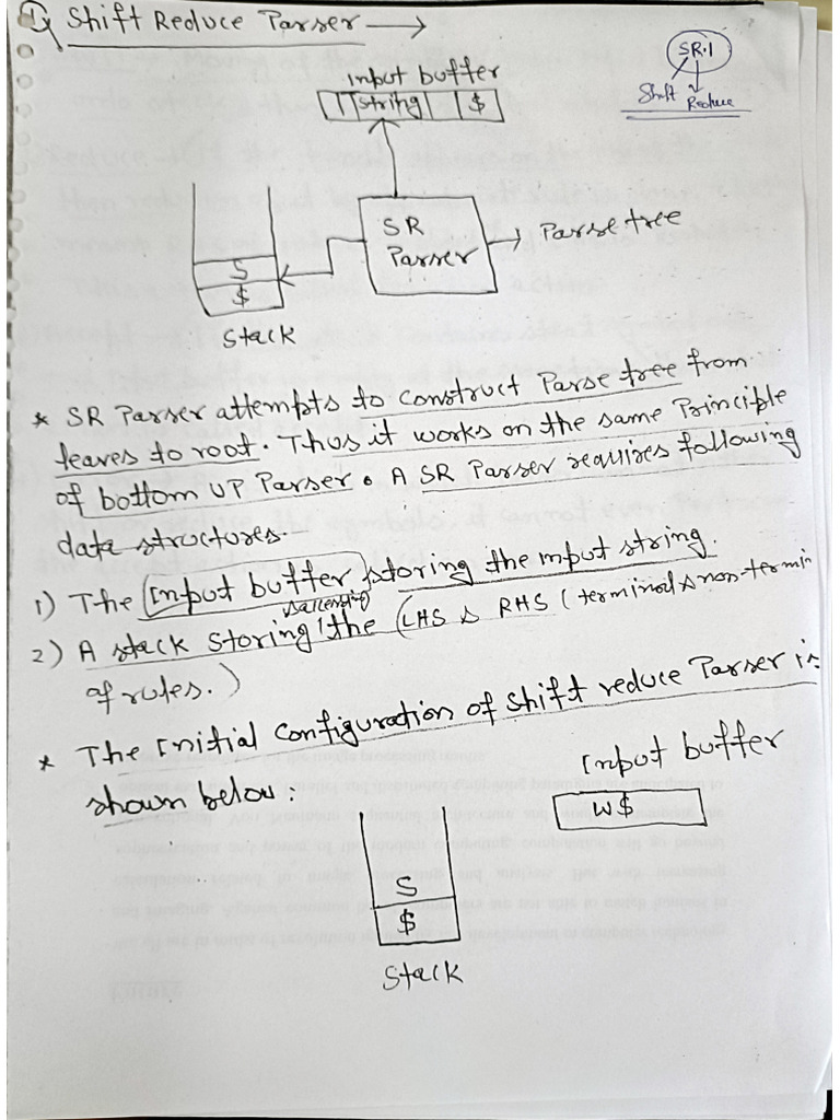 shift reducing parser | PDF