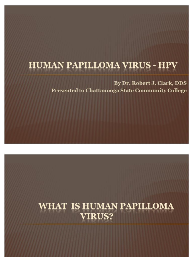 HPV Presentation Overview | PDF