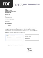 Request Letter - Cash Advance | PDF