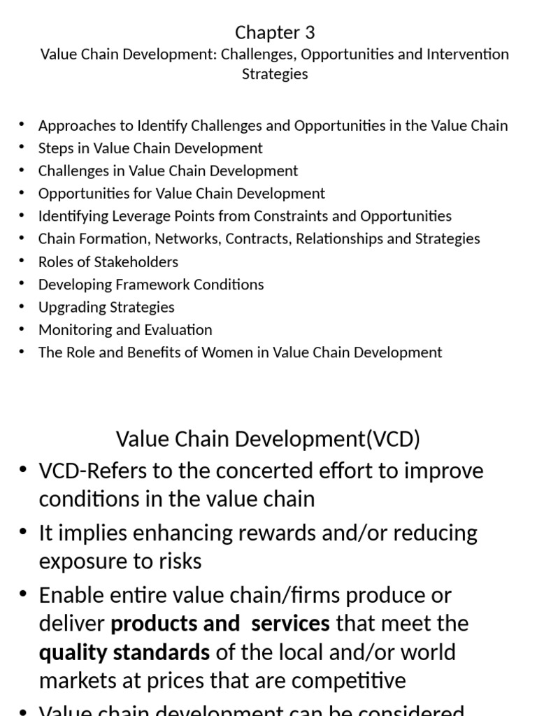 Value Chain Presentation Day 4 | PDF | Swot Analysis | Value Chain
