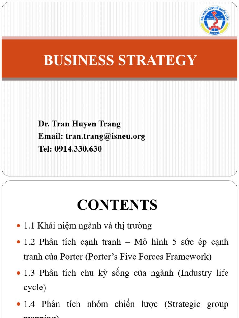 Business Strategy - Tutorial Sessions - W4 | PDF