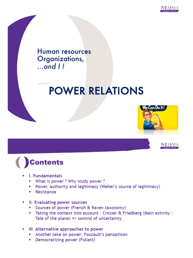 Ressources Humaines Et Organisation - Power Relation Hebdo | PDF ...