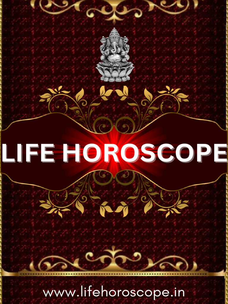 Tamil Selvi Life Horoscope Report Tamil | PDF