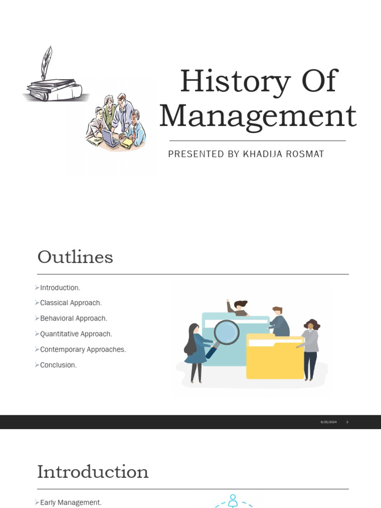 History of Management | PDF