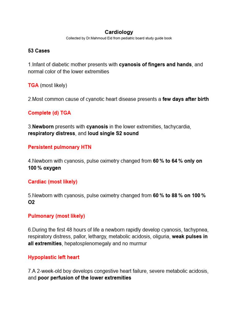 11 Cardiology Pdf Heart Pulse
