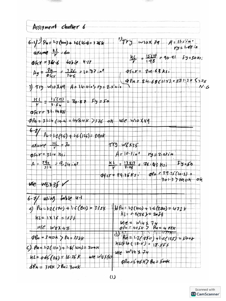 Chapter 6 Assignment | PDF