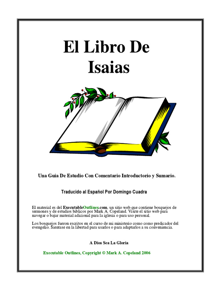 Estudio del Libro de Isaías | PDF | Isaias | Mesías