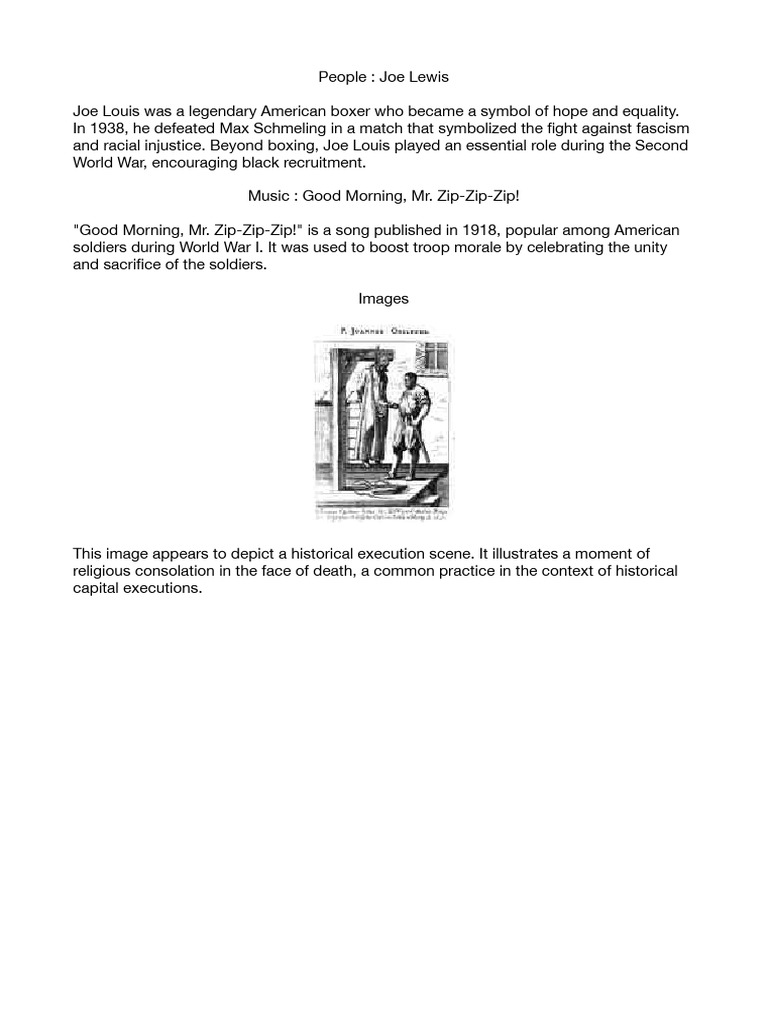 Joe Louis: Boxing Legend & WWII Icon | PDF