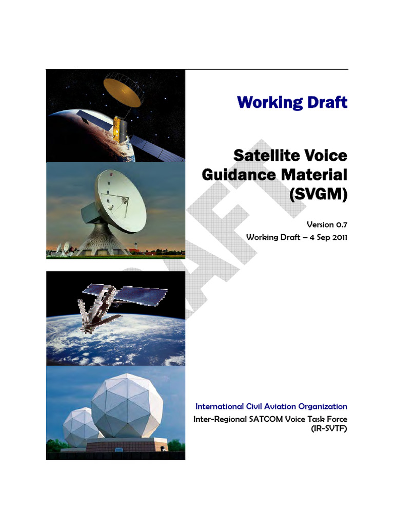 Wp02a Satcom Voice GM v0 | PDF | Air Traffic Control | Aviation