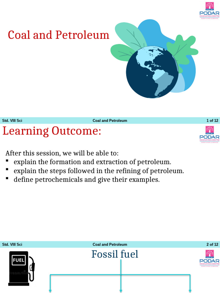 PPT2 CB VIII Sci Coal and Petroleum | PDF | Petroleum | Natural Gas