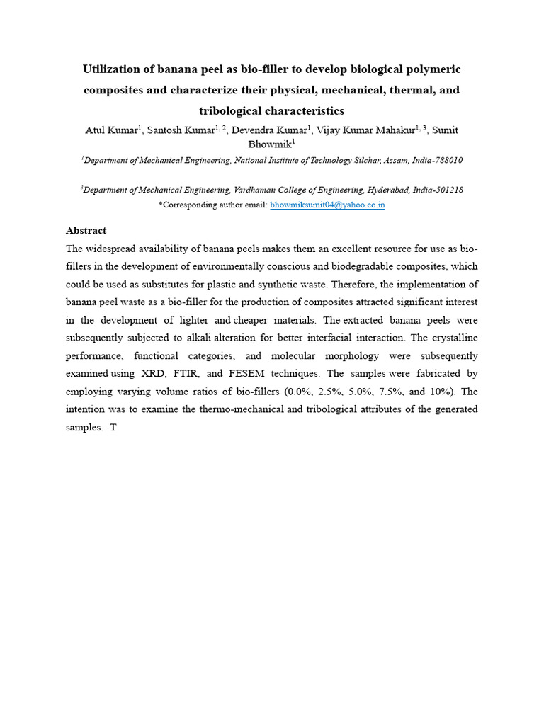 Polymer Bulletin Journal | PDF | Composite Material | Friction