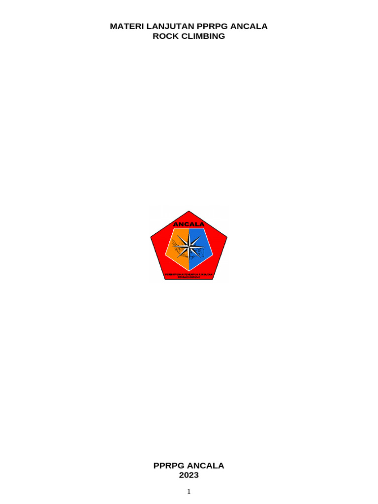 Materi Rock Climbing | PDF