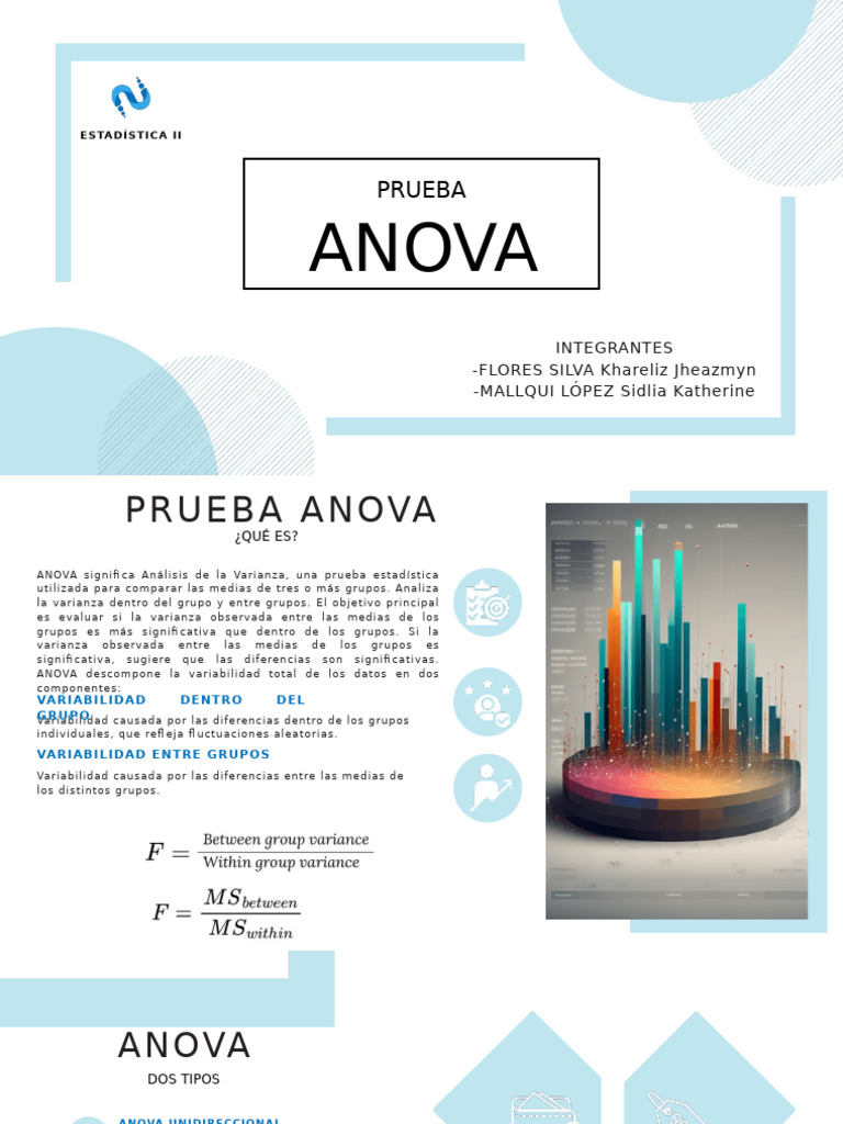 Guía Completa sobre la Prueba ANOVA | PDF | Análisis de variación ...