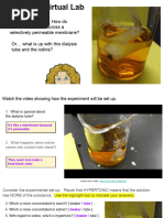 Dialysis Tubing Osmosis Experiment Guide | PDF | Osmosis | Unit Operations