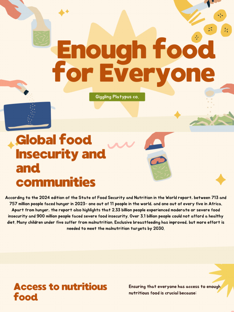 Enough Food For Everyone | PDF