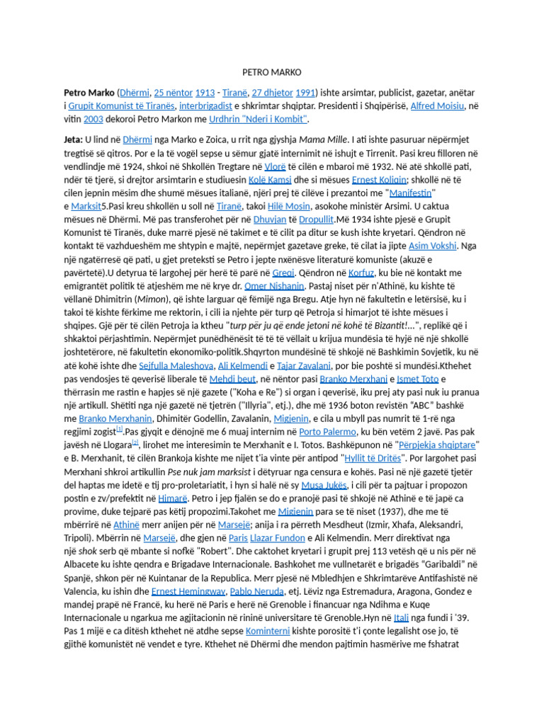 Petro Marko | PDF