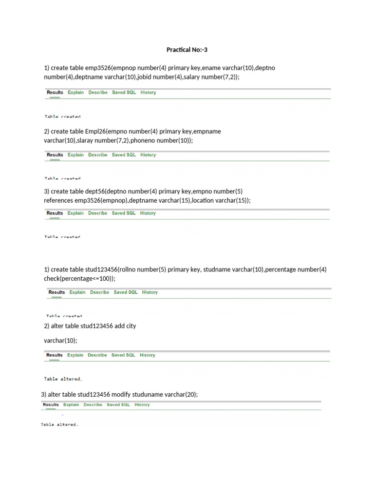 Practical No3.dms - Copy | PDF