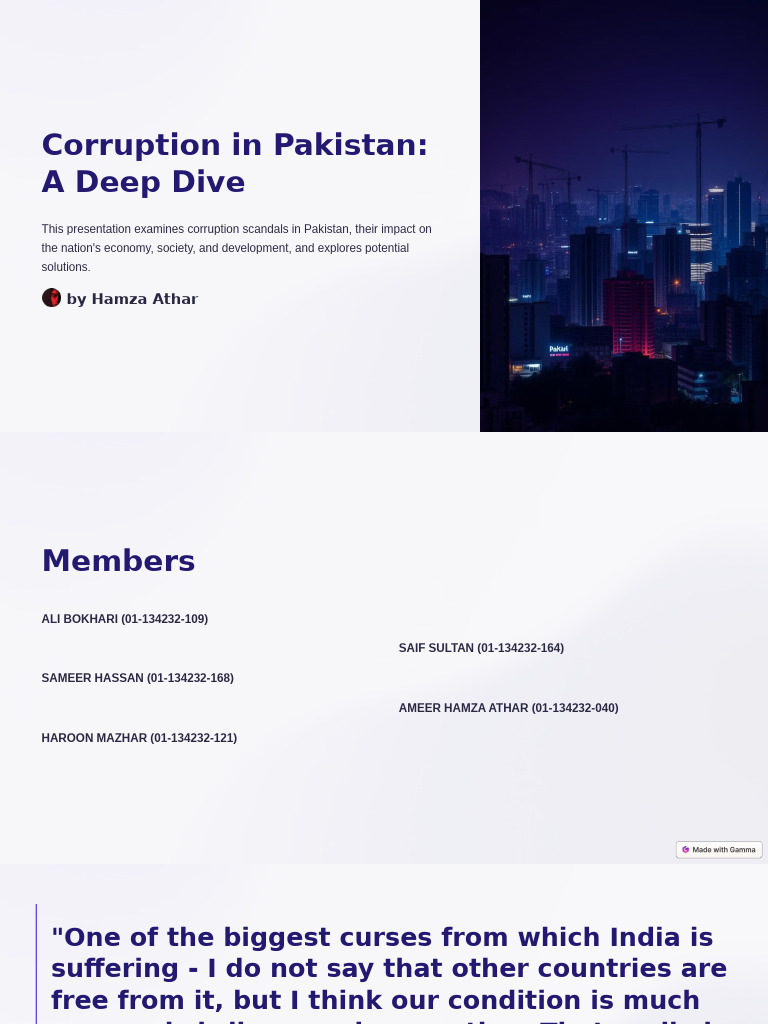 Corruption Scandals in Pakistan Explained | PDF | Political Corruption ...