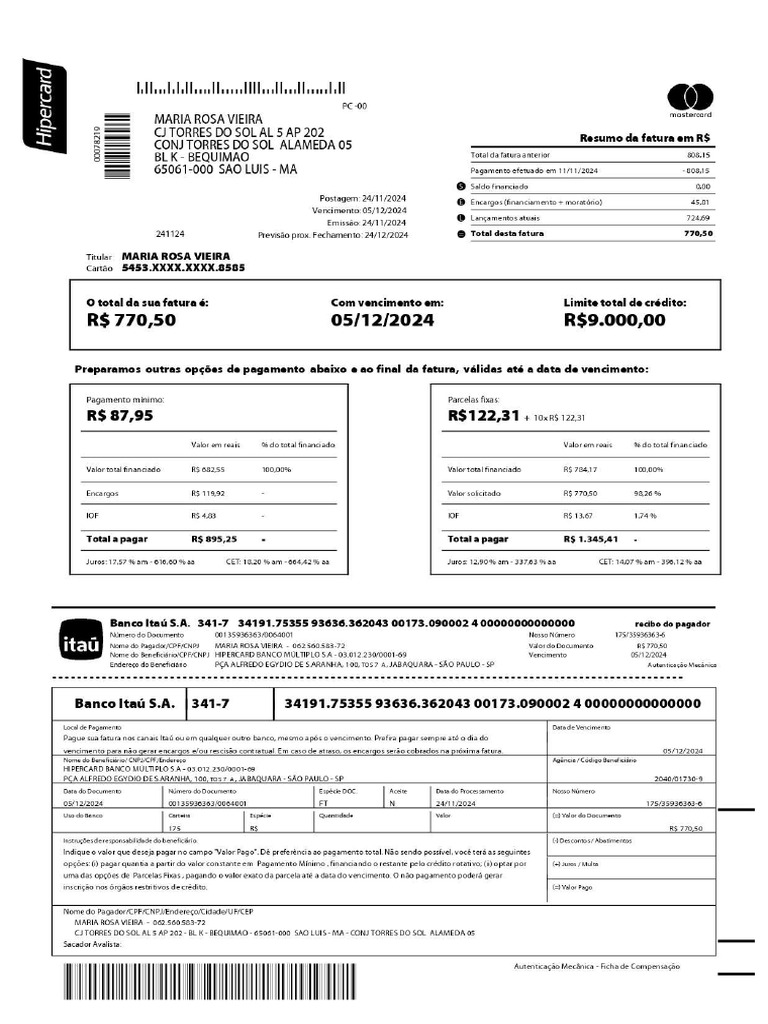 hipercard_•••• 8585_fatura_2024-12_page-0001 | PDF