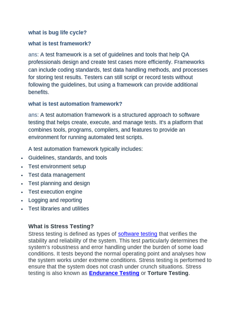 selenium_interview_question and answars | PDF | Software Testing | X Path selenium_interview_question and answars | PDF | Software Testing | X Path