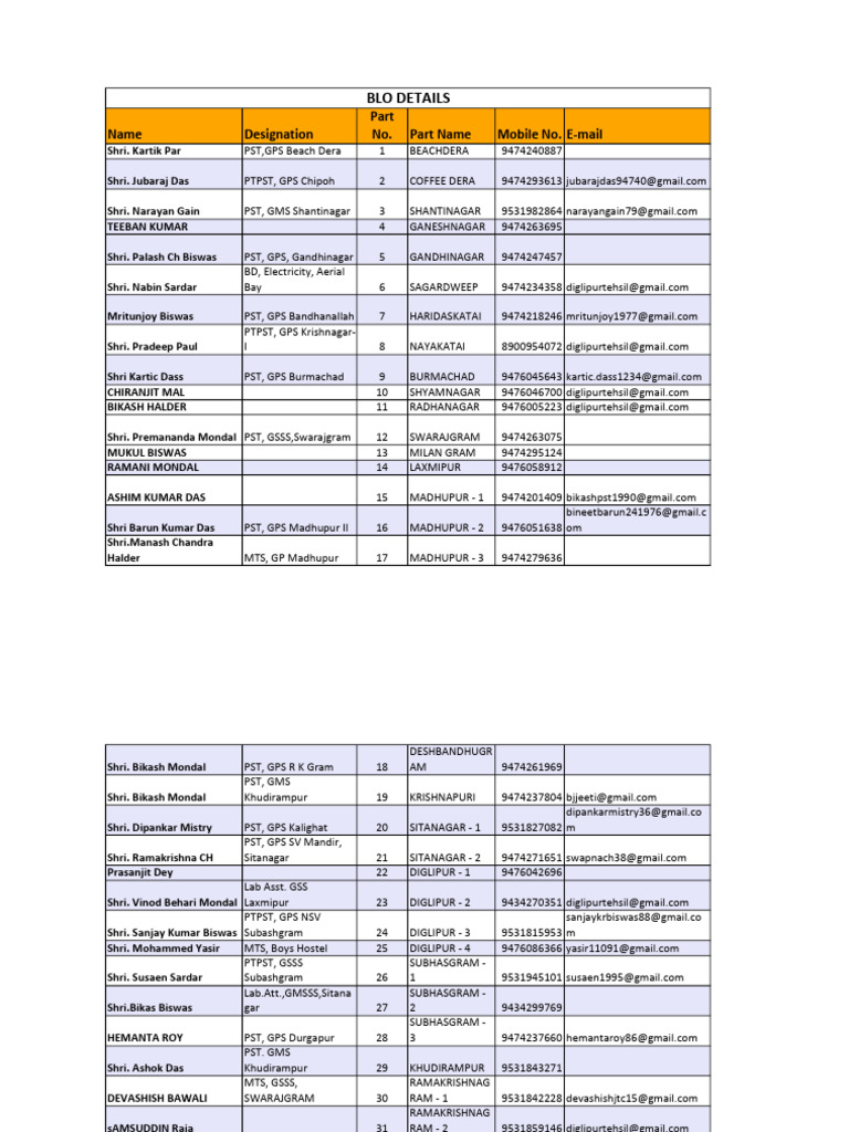 Blo Details 2024 | PDF