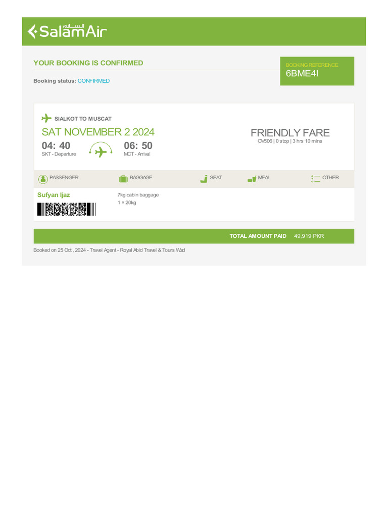 My ticket | PDF | Baggage | Common Carrier