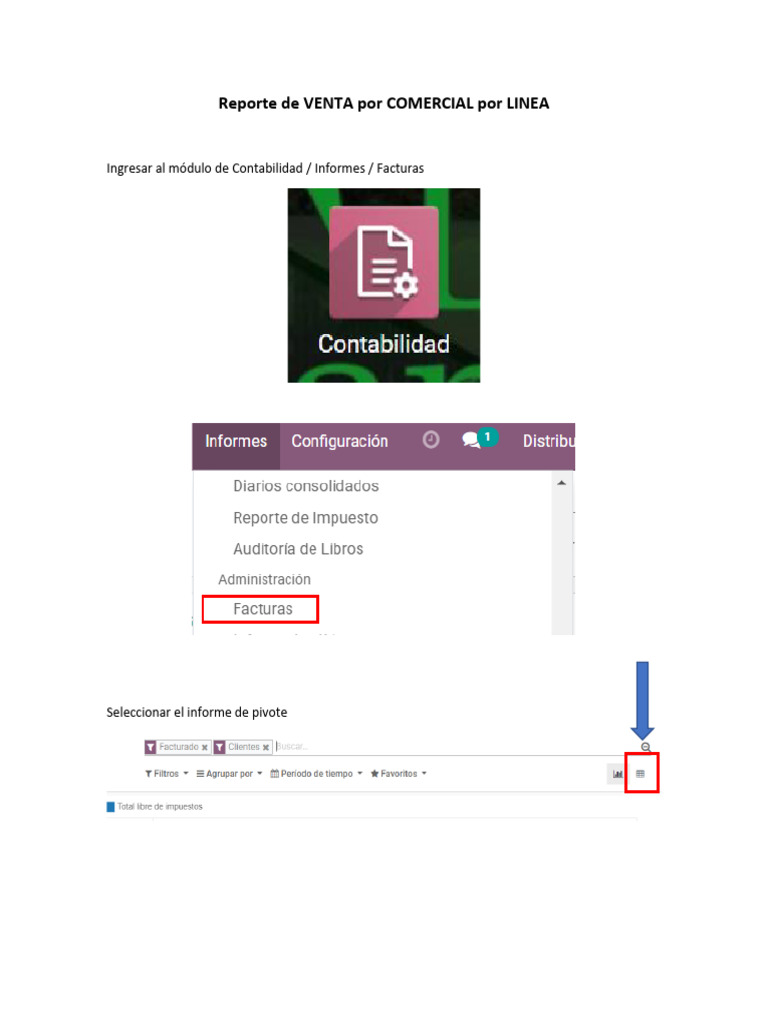 Guía Rápida Reporte de Venta | PDF