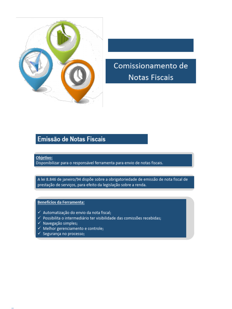 Treinamento SAFE-DOC (NFiscais de Comissionamento) | PDF | Recibo