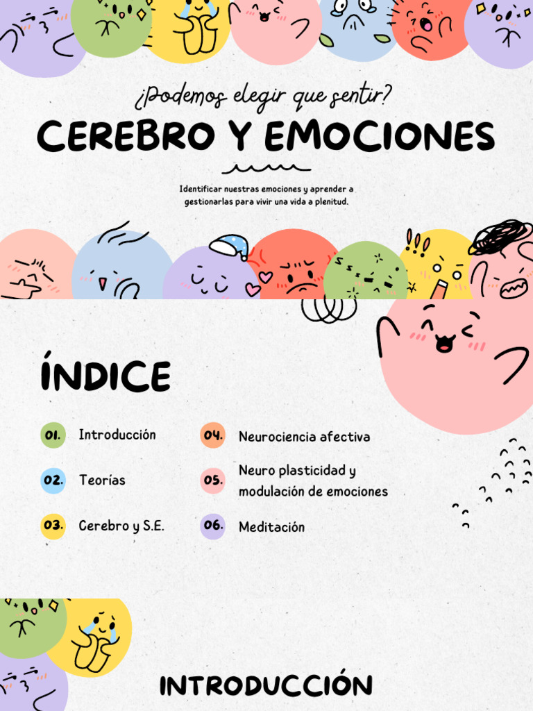 El Cerebro Y Las Emociones Pdf Las Emociones Cerebro