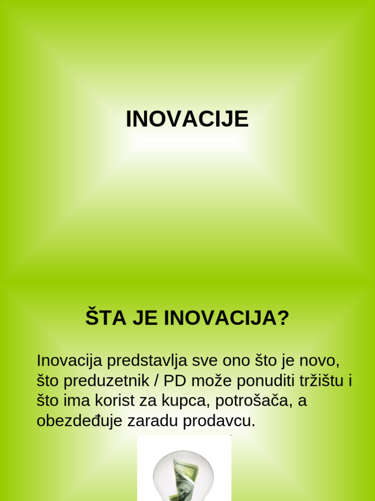 Inovacije | PDF