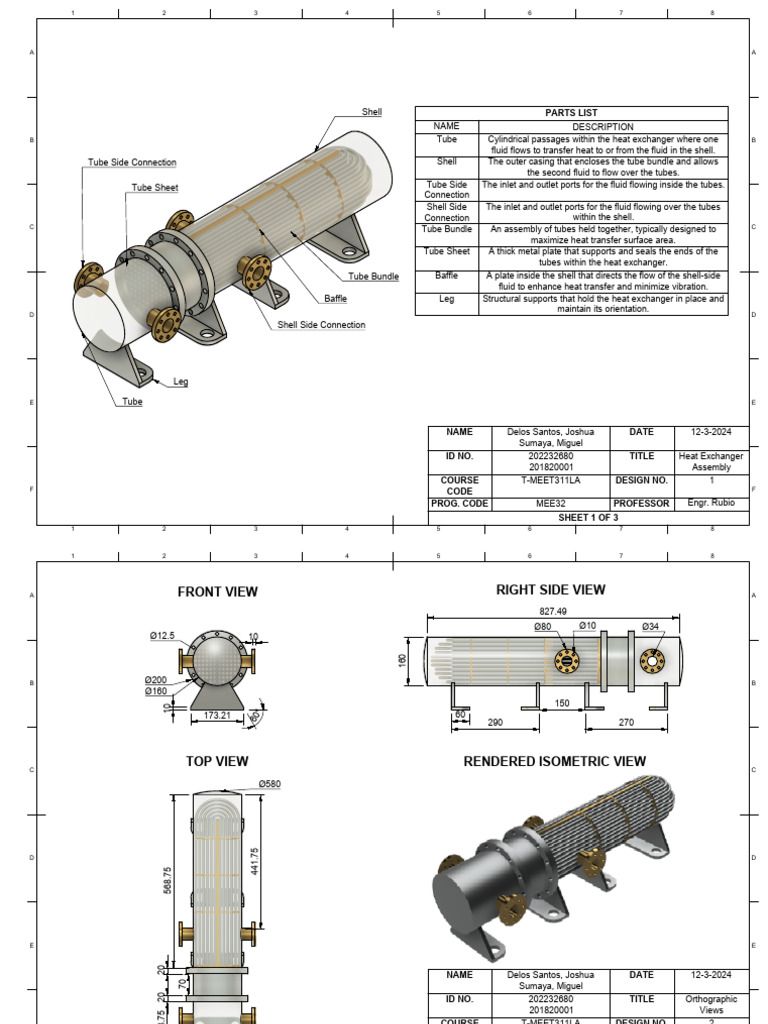 Shell and Tube Heat Exchanger P&ID | PDF | Heat Exchanger | Building ...