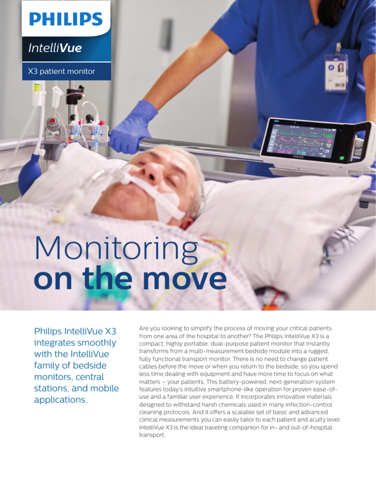 61f93dc372e03 - Philips x3 Monitor | PDF | Electronic Health Record ...