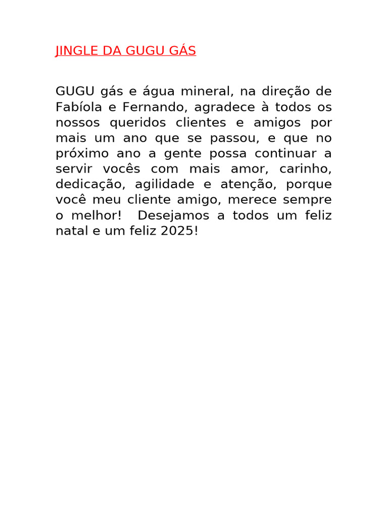 Gugu Gás | PDF