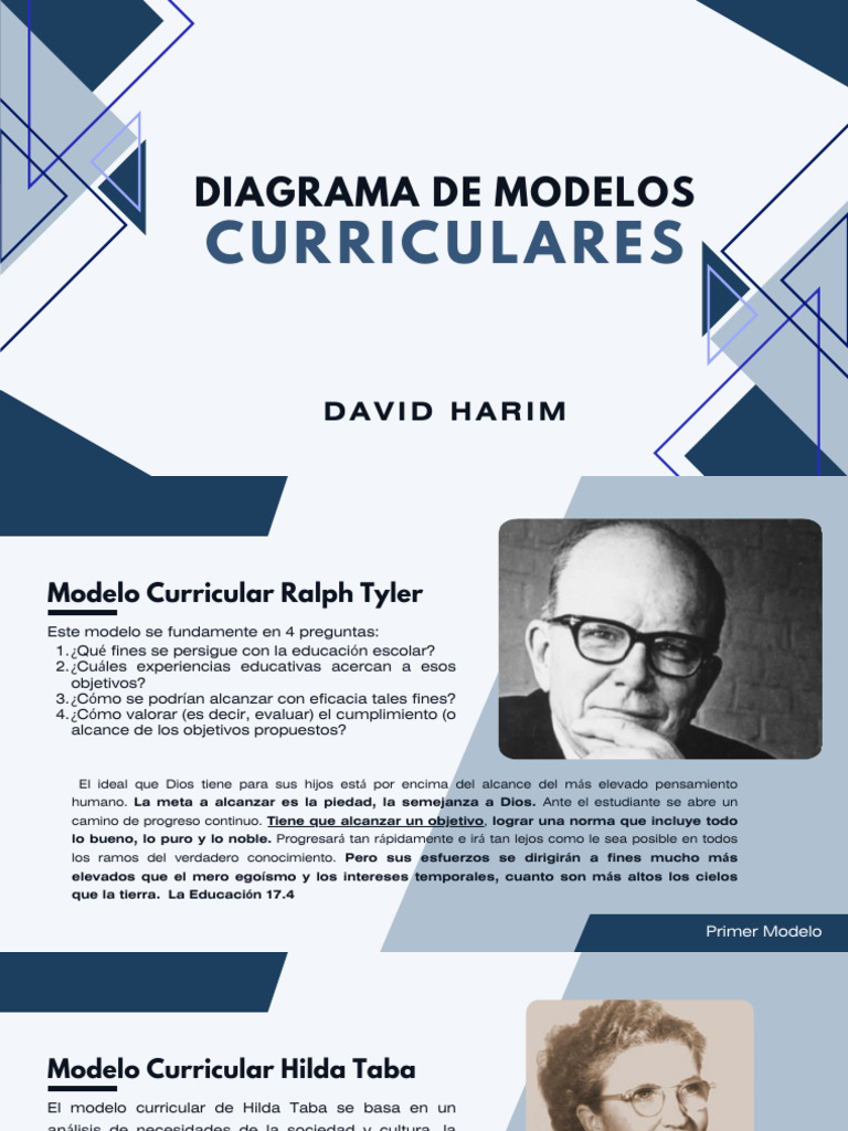 Diagrama de Modelos Curriculares | PDF | Plan de estudios | Enseñando