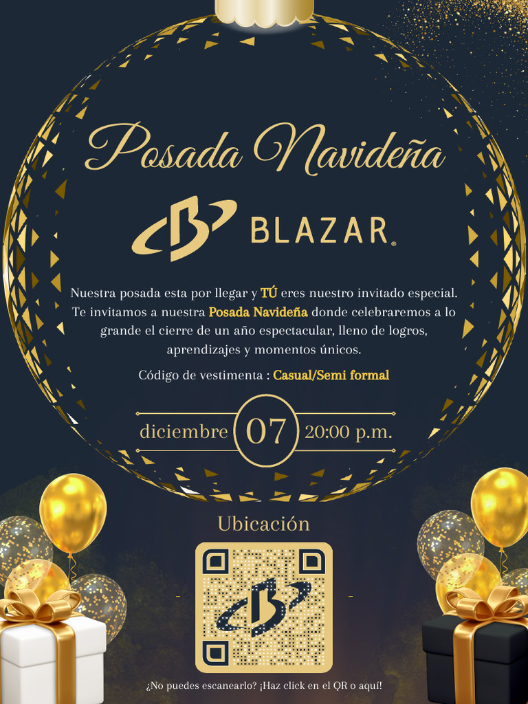 Invitación a Posada Navideña | PDF