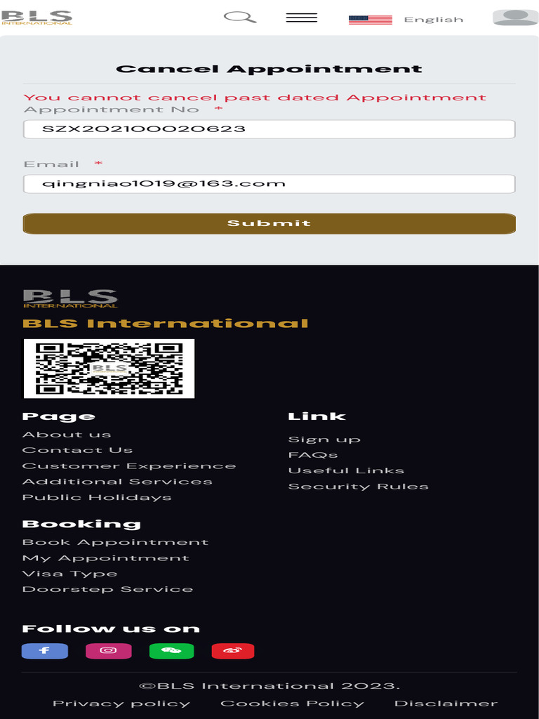 China BLS Spain Visa Welcome To The Official Web | PDF