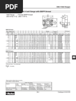 SAE 4-Bolt Flange Dimensions Guide | PDF | Screw | Mechanical Engineering