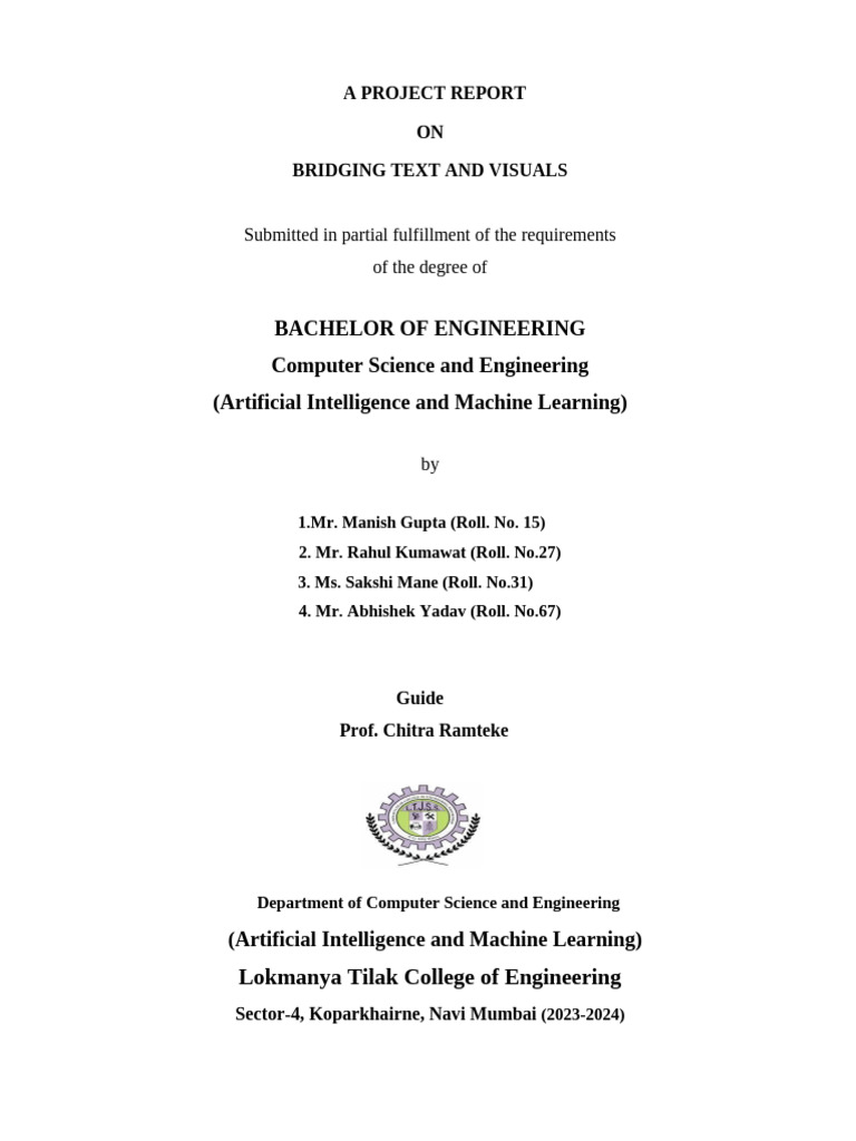 Major Project 1 Report-Format(2023-24) | PDF | Deep Learning | Graphics Processing Unit