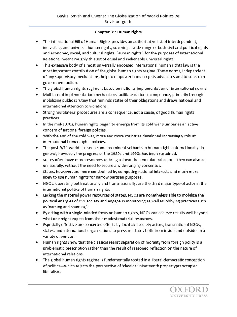 Human rights | PDF | Human Rights | Globalization