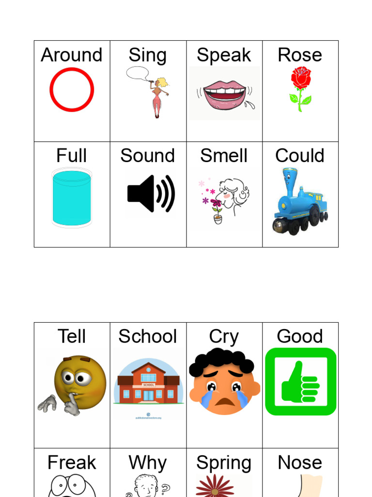 Auditory Discrimination Treatment Cards | PDF