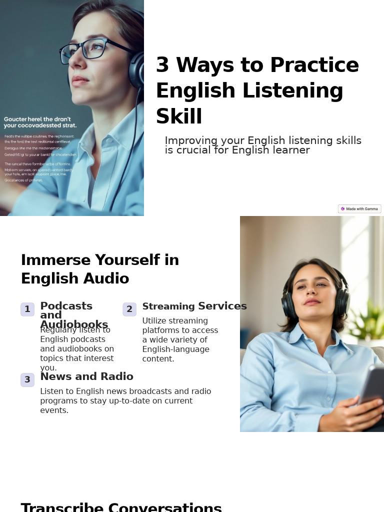3 Ways to Practice English Listening Skill (1) | PDF