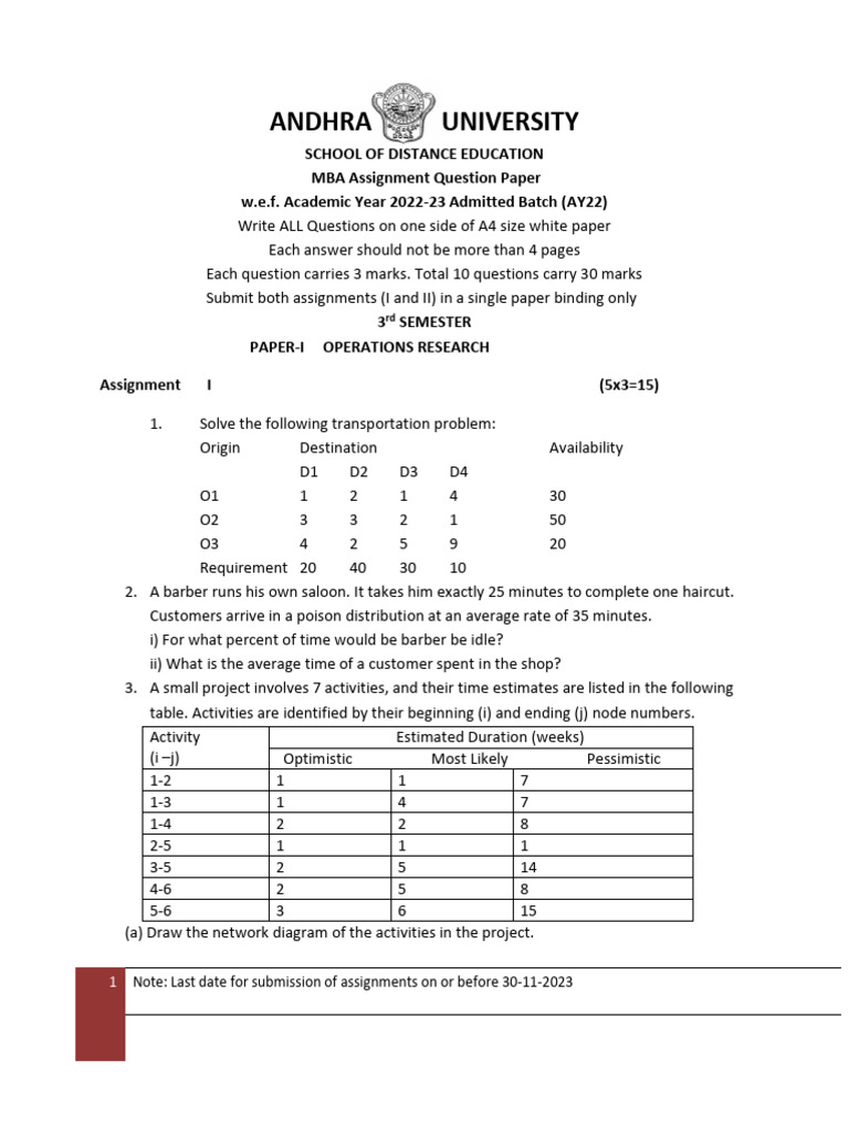 MBA Assignment Guidelines for AY22-23 | PDF | Takeover | Valuation ...