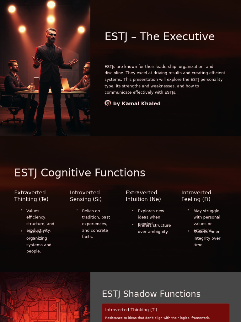 Understanding the ESTJ Personality Type | PDF | Social Psychology ...