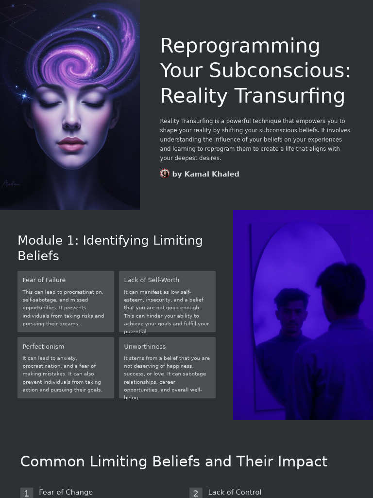 Reprogramming Your Subconscious Reality Transurfing | PDF | Self Esteem ...