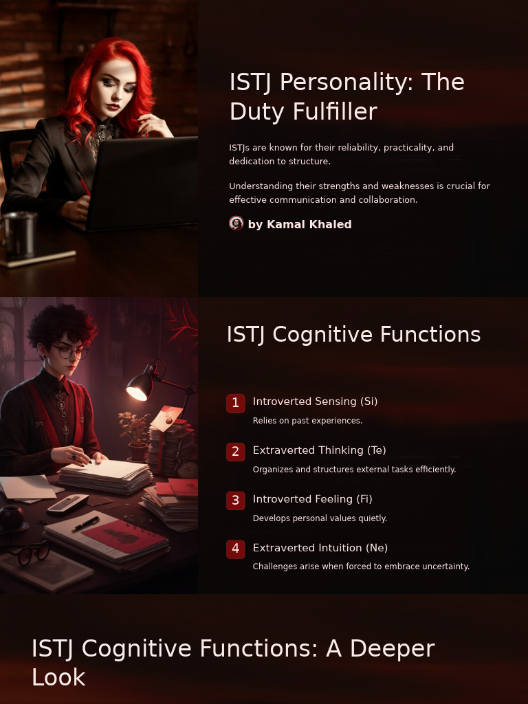 ISTJ Personality: Traits & Careers | PDF | Extraversion And Introversion | Thought