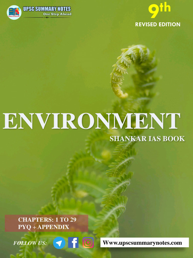 Shankar IAS Environment 9th Edition Overview | PDF | Eutrophication ...