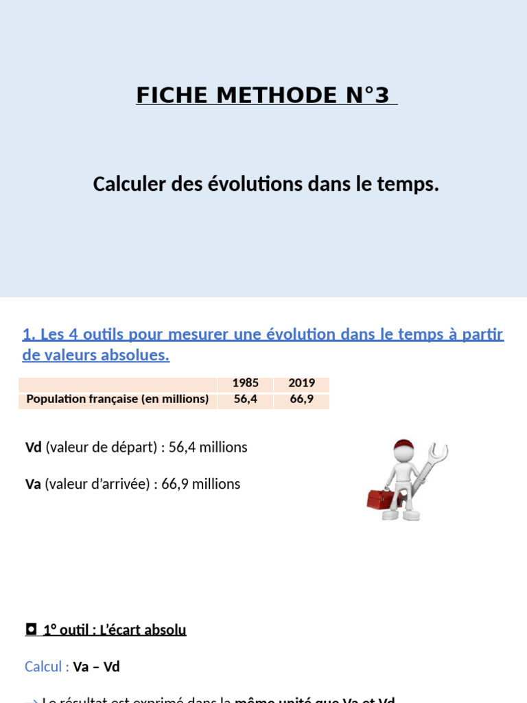 FICHE METHODE EVOLUTION | PDF | Salaires | Économie