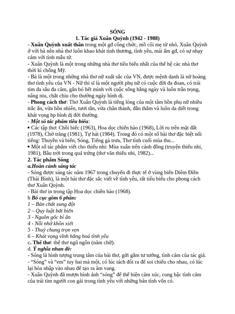 SÓNG | PDF