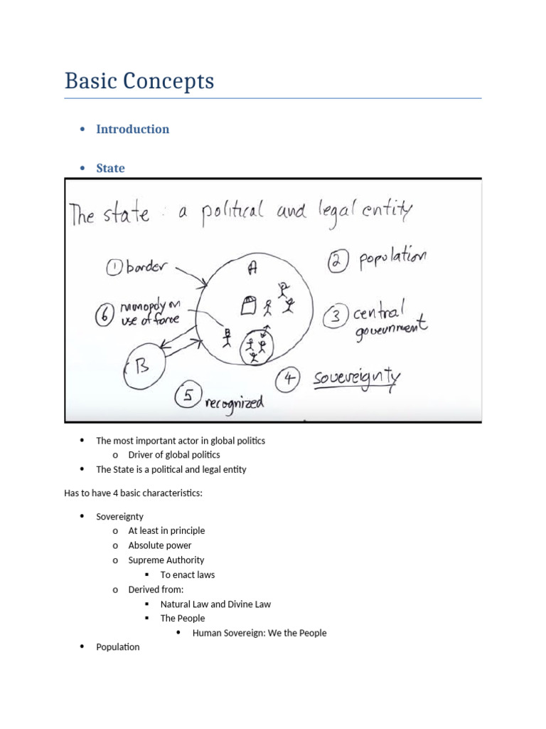 1) Basic Concepts | PDF | Sovereignty | Territorial Waters